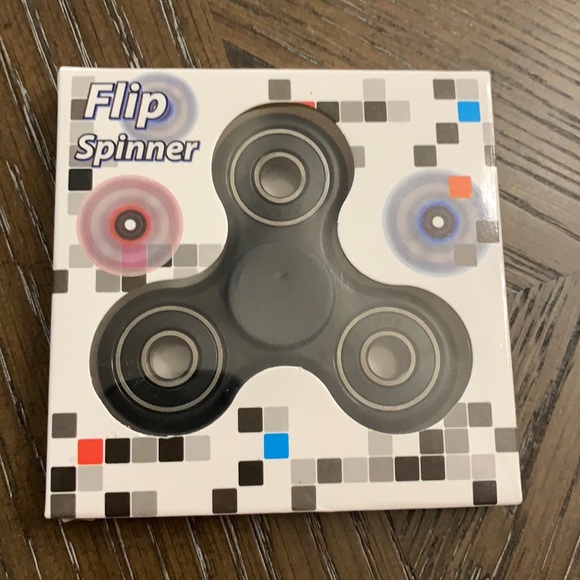 flip spinner | Toys | Flip Spinner Black Fidget Spinner | Poshmark